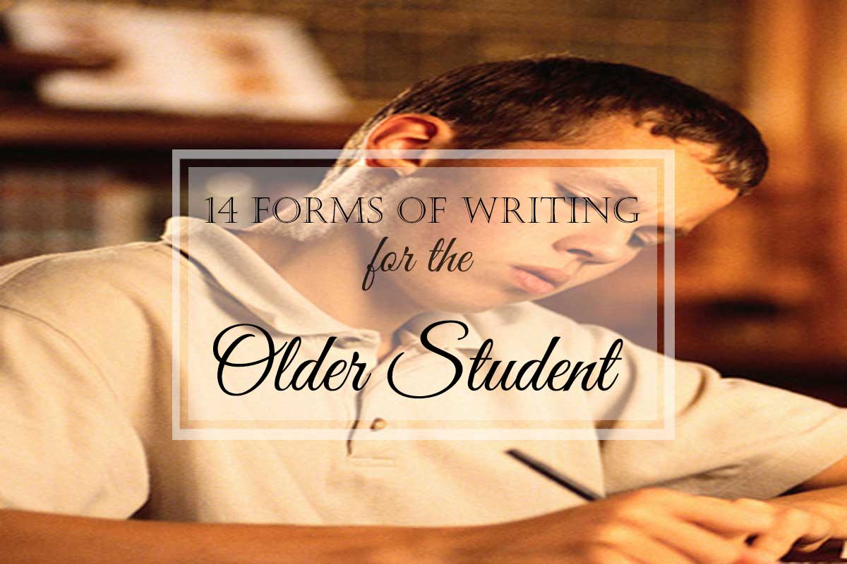 14 Forms of Writing for the Older Student: Complete Series | DIY ...